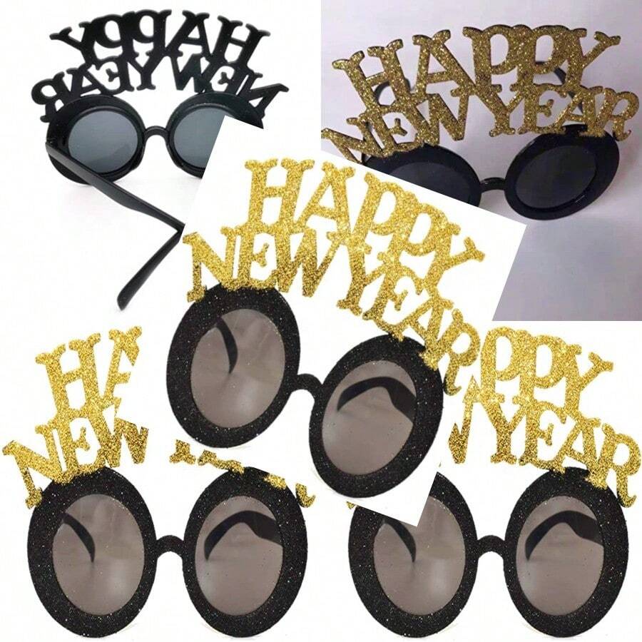 2023 New Year Happy New Year Eyeglasses Photo Booth Props Eyeglasses ...