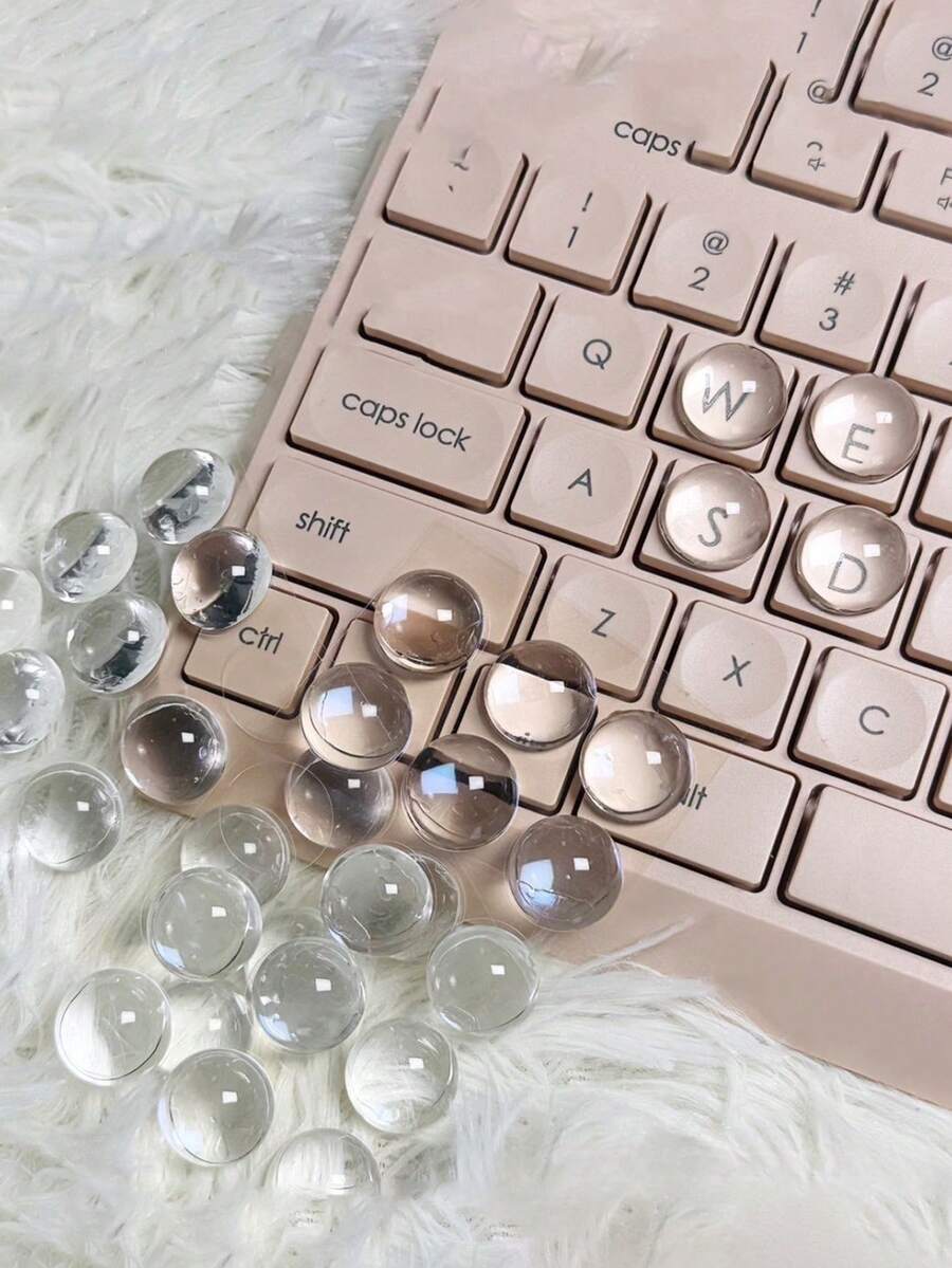 Nail Silicone Keyboard Sticker, Crystal Keyboard Artifact, Decorative ...