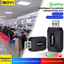 Fuallwin Fuellwin bekabelde naar draadloze CarPlay-adapterbox, Android ...