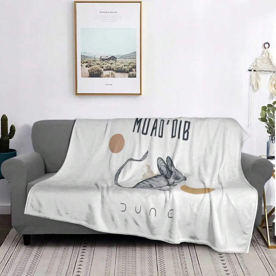 Dune 2020 Muad'Dib Blankets Soft Warm Flannel Throw Blanket Plush For ...