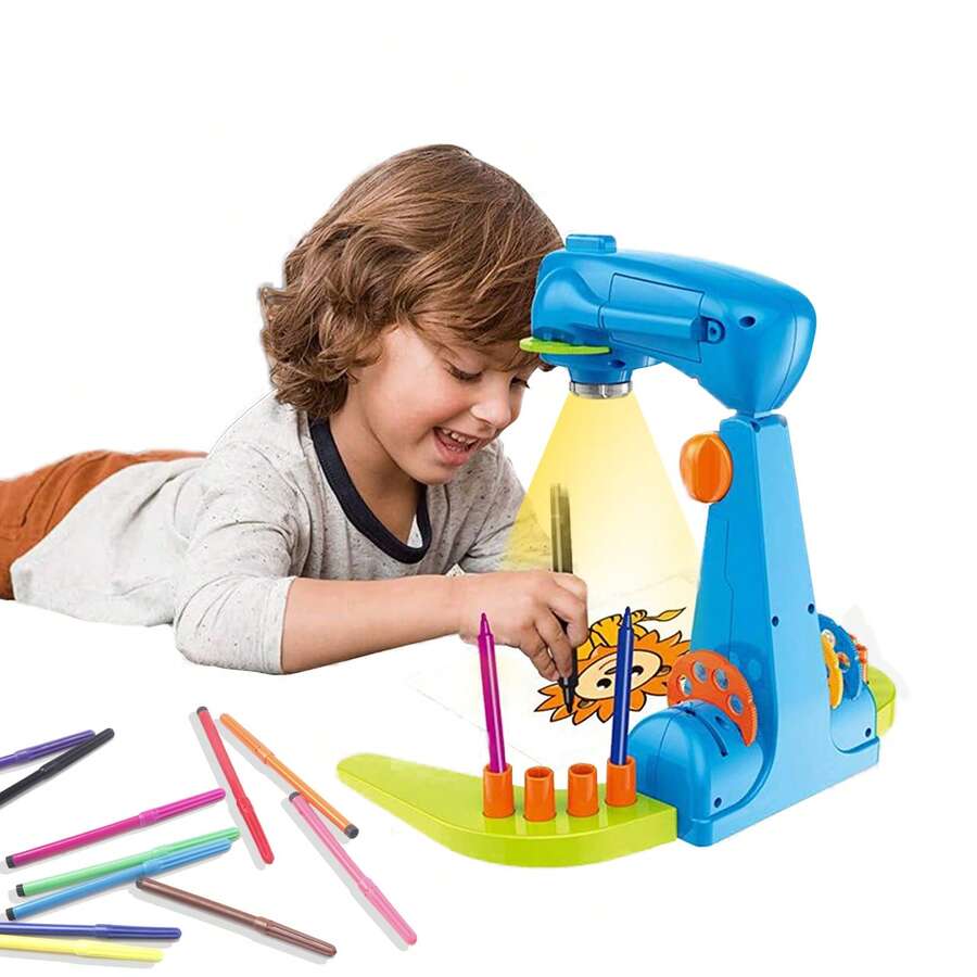 Drawing Projector For Kids, Intelligent Draw Projector Sketch Toy With ...
