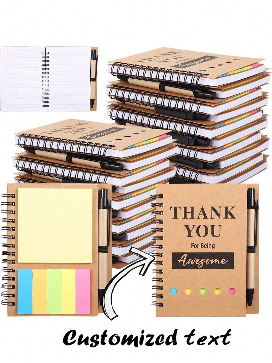 Custom Spiral Inspired Notebook With Pen, Personalized Journal, Custom ...