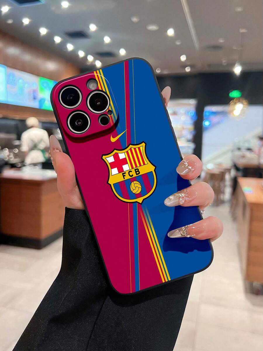 FC Barcelona Logo Pattern Phone Case Compatible With Samsung Phone ...