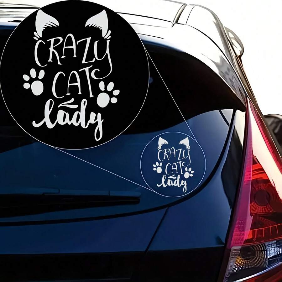 1pc "" Paw & Ear Decals - Versatile Vinyl Stickers For Cars, Laptops ...