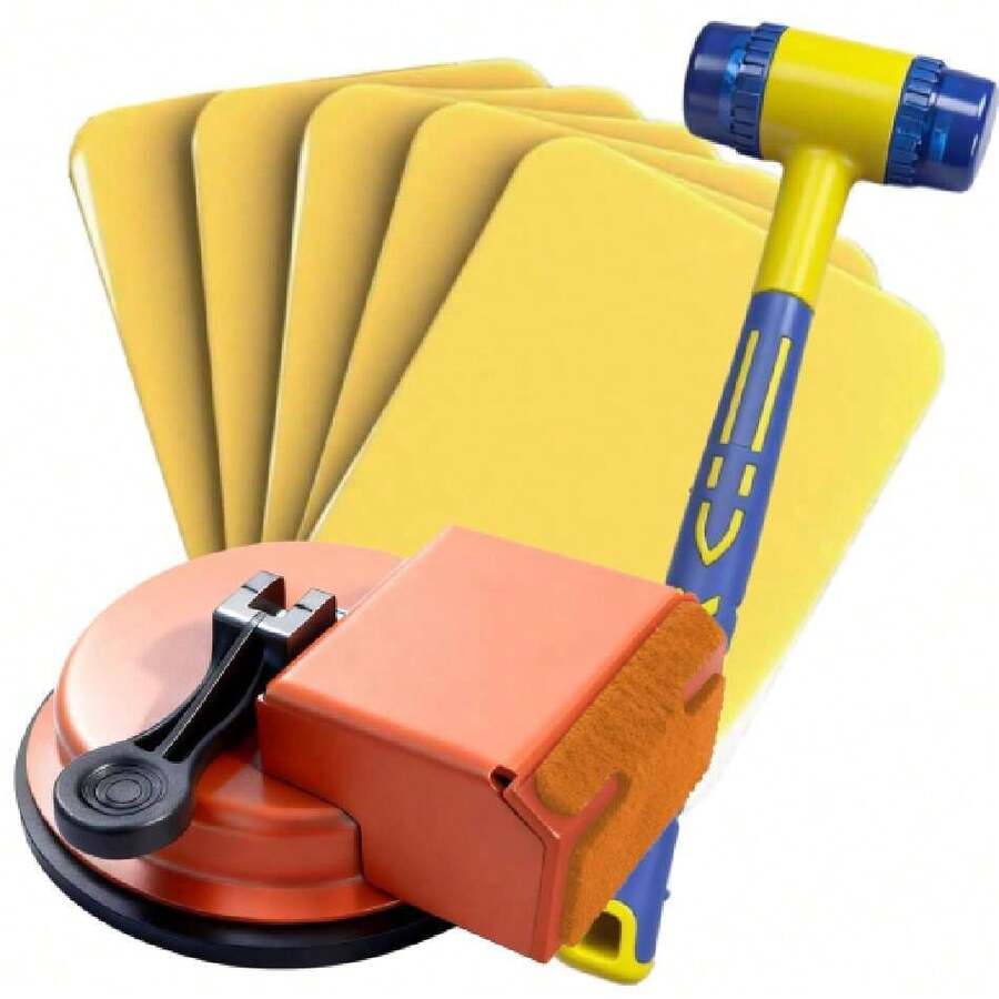 Floor Gap Fixer Tool With 5PCS Sticky Pads And Rubber Mallet For ...