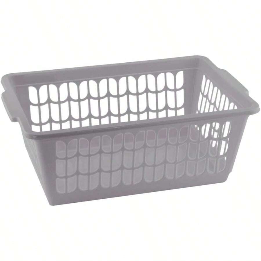 YBM Home Plastic Perforated Storage Basket Bin For Office Desk Drawer ...