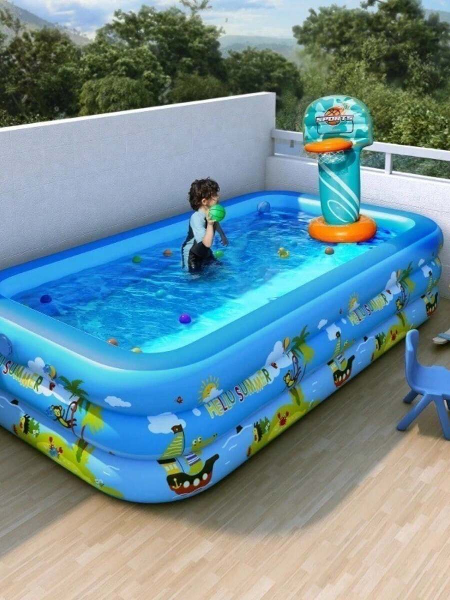 Piscina Inflável Infantil 130x90x50cm Personagens Banheira | SHEIN Brasil