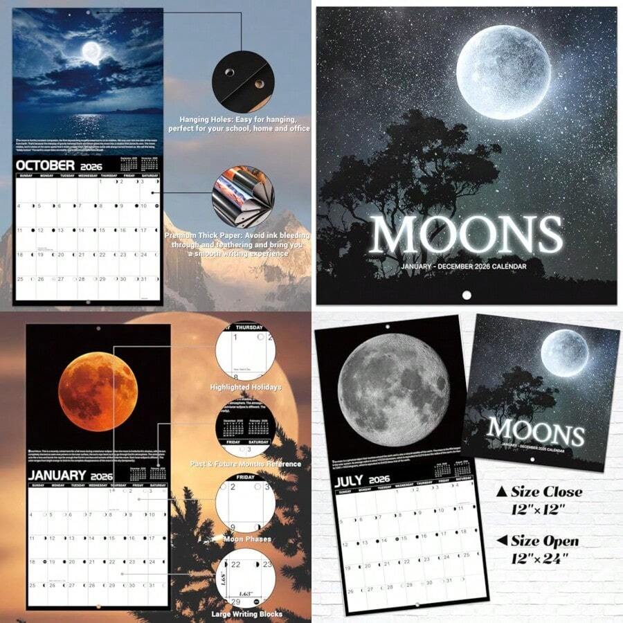 Ml 2026 Wall Calendar, 2026 Calendar January 2026 December 2026, 12 X ...