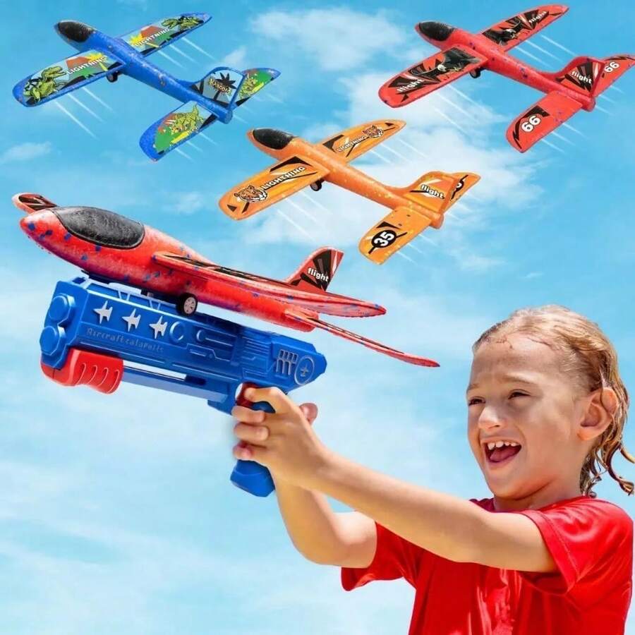 Colorful Airplane Launcher Toy With Transmitter And Light | Mode de ...
