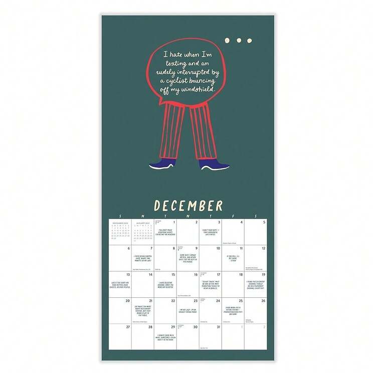 Just Sayin 2026 Calendar | 2026 Wall Calendar | Monthly Planner ...