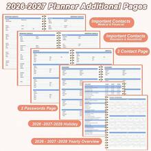 2026-2027 Monthly Planner(7.4'' X 9.6''), 18 Months Agenda Planner From ...