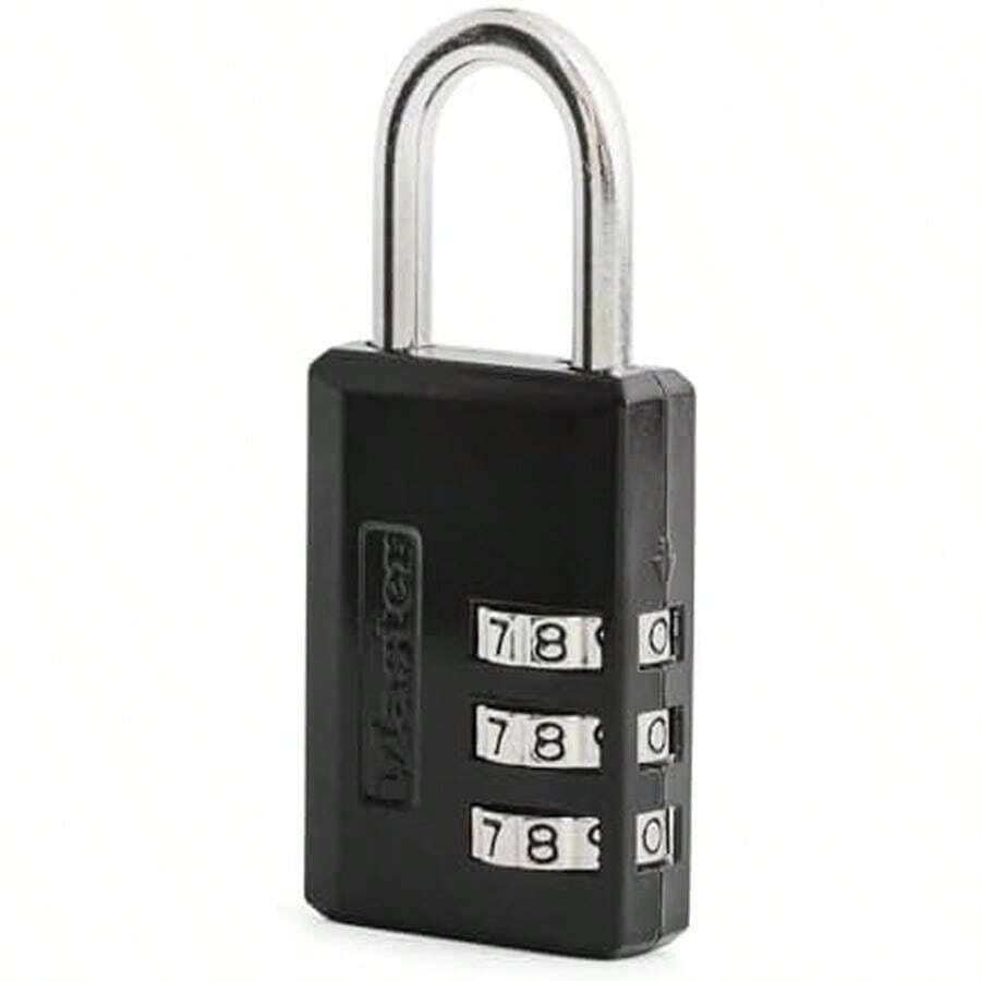 Master Lock Black Combination Padlock, Indoor Gym Locker Lock With ...