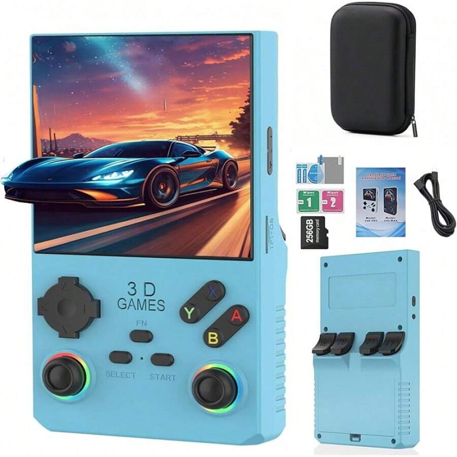 V40 Pro Handheld Game Console, 35000 Games 35 Inch IPS Screen Retro ...