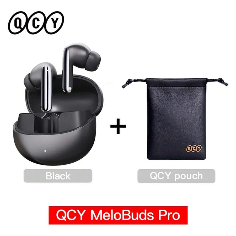 QCY MeloBuds Pro 46dB ANC Wireless Headphones, High-Resolution LDAC ...