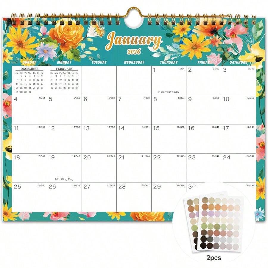Calendar 2026-18 Monthly Calendar January 2026 - June 2027 8." X 11 ...