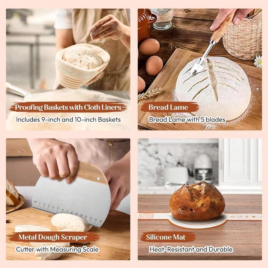 Sourdough Starter Kit With 9
