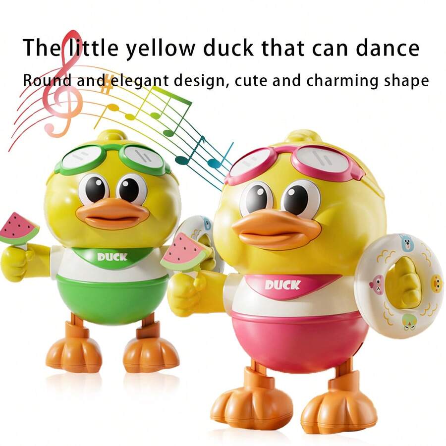Baby Little Yellow Duck Toy Sound Toy Calming Toy Interactive Fun Toy ...