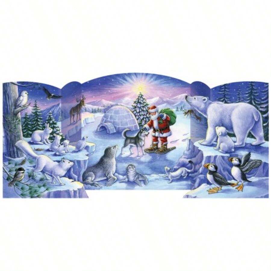 Christmas Countdown CalendarNorth Pole Friends Free Standing Advent ...