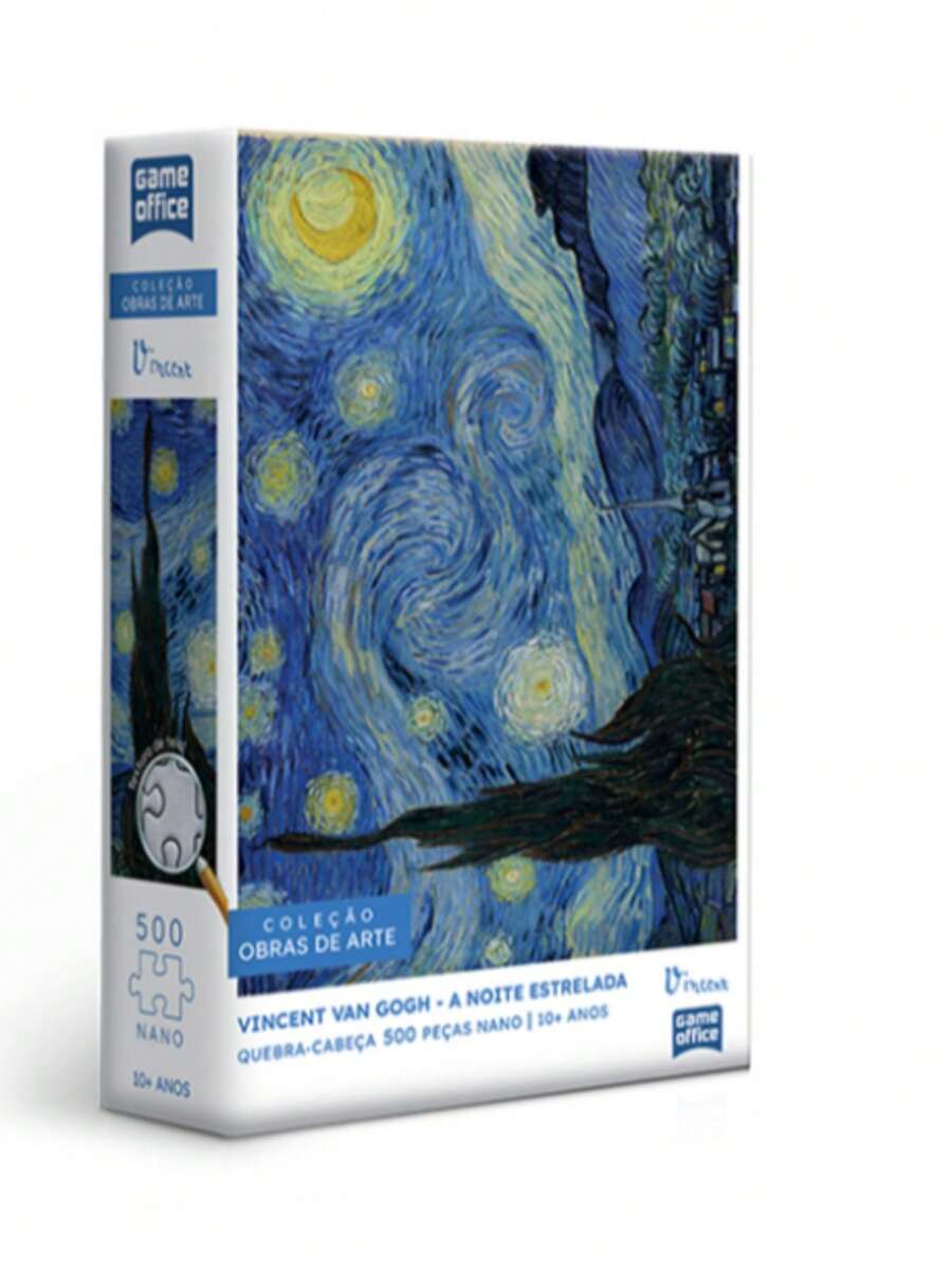 QUEBRA CABEÇA VAN GOGH A NOITE ESTRELADA 500 PÇS NANO 10+ | SHEIN Brasil