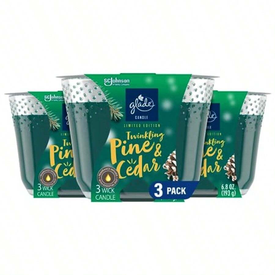 Dle N Pine Cedar France Dle Infud Wit Oils Air Fresener Dle 3-Wick Dle ...