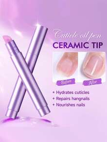 3 In 1 Nail Care Pen Cuticle Oil Pen,Dead Skin Cuticle Remover Pen ...
