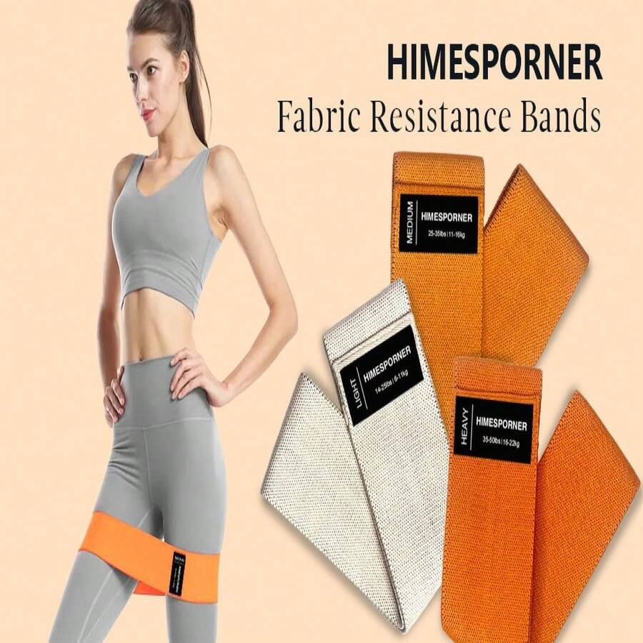 9 Counabric Resistance Bands Seor Working Out, Non- Exercise Booty ...