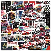 F1 Racing Car Stickers, Creative Cool Stickers, Scrapbooking DIY ...