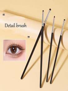 4pcs Eyeshadow Eyeliner Makeup Brush Set, For Precise Blending, Eye ...