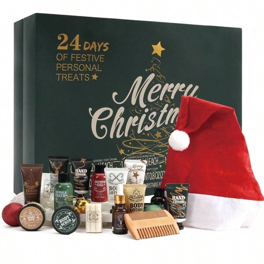 Advent Calendar Adults Gifts Men Advent Skincare Calendar Countdown ...