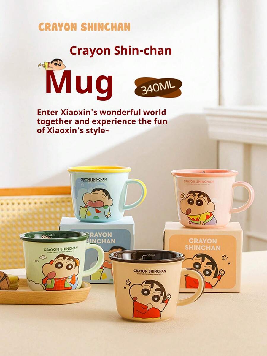 CRAYON SHINCHAN Crayon Shin-Chan Kollaboration Tasse, echter Anime ...