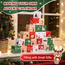 DIY Advent Calendar Boxes To Fill 24 Empty Boxes Christmas Countdown ...