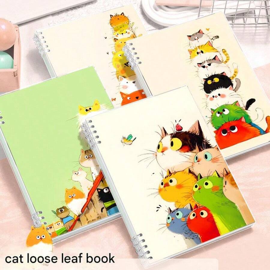 80 Sheets (160 Pages) B5 Loose-Leaf Notebook, Lined Notepad, Student ...