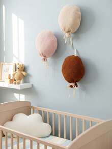 3Colors Teddy Fleece Balloons Kids Boy Girls Room Decor Accessories INS Style Soothing Balloon ...