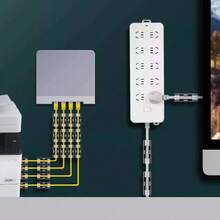 20pcs Self-Adhesive Cable Clips Finisher Wire Clamp Sticky Clear Cable ...