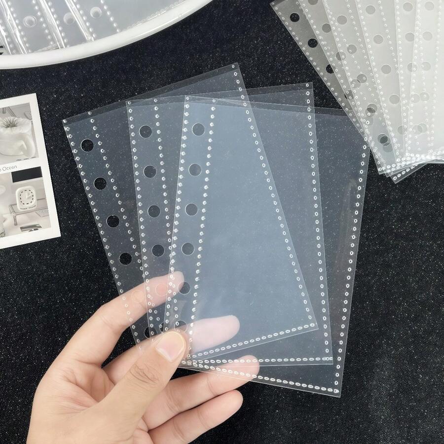 10/20/30/50pcs A7 Clear Refill Pages, A7 Loose Leaf Notebook Refills ...