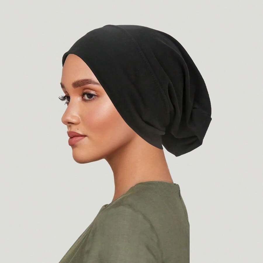 1pc Sleep Cap Bonnet For Curly Hair And Braids, Stay On All Night Wrap With For Women Men Bonnet ...