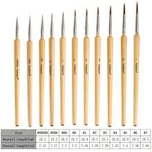 [11 Pincéis de Pintura Micro Duráveis] Pincéis Finos | Perfeitos para ...