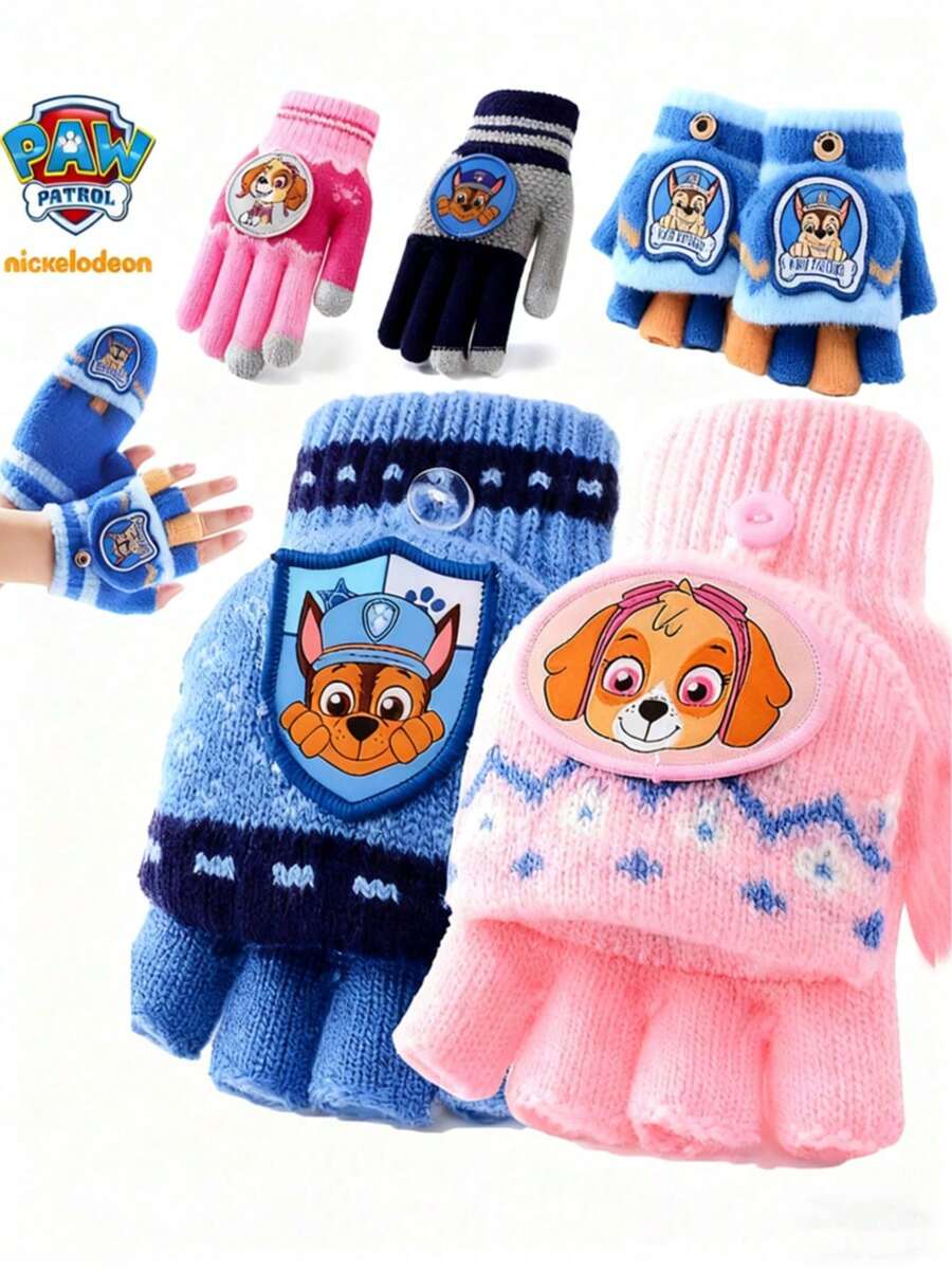 Guantes de invierno de Paw Patrol para niños - Con los personajes Chase ...