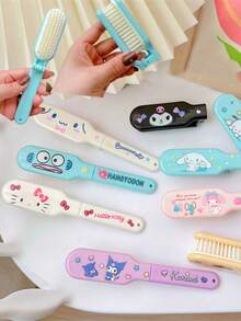 1 pezzo Pettine portatile carino di Kuromi di Sanrio, pettine per ...