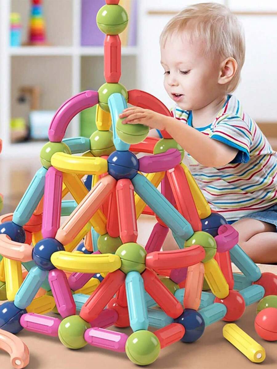 Magnetic Building Blocks For Children - Creative Educational Toy ...