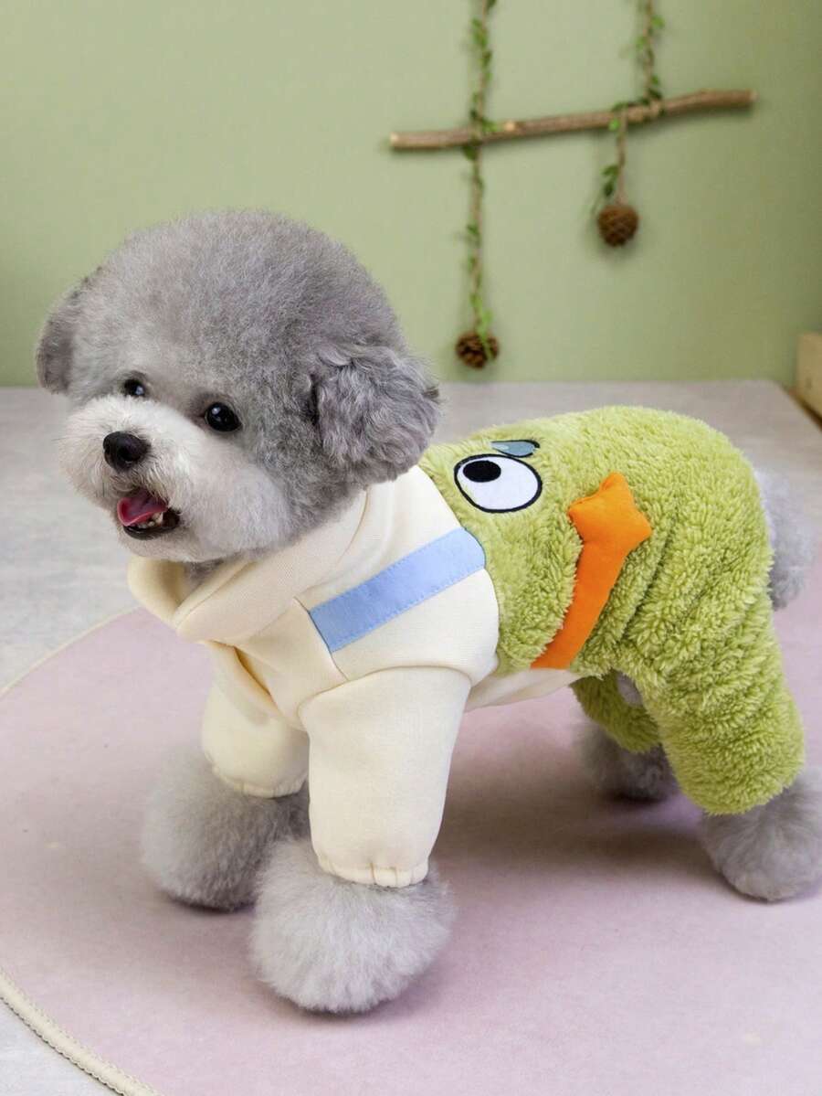 Haustier-Kleidung mit großen Augen, doppellagiger warmer Innen ...