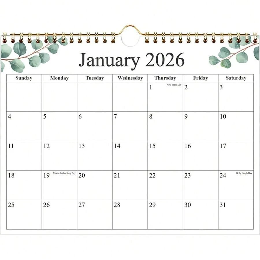 2026 Wall Calendar - Calendar 2026 From January 2026 - December 2026 ...