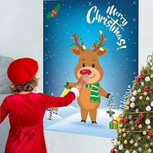 Christmas Party Games For Pin The Nose On The Deer Christmas Games For ...