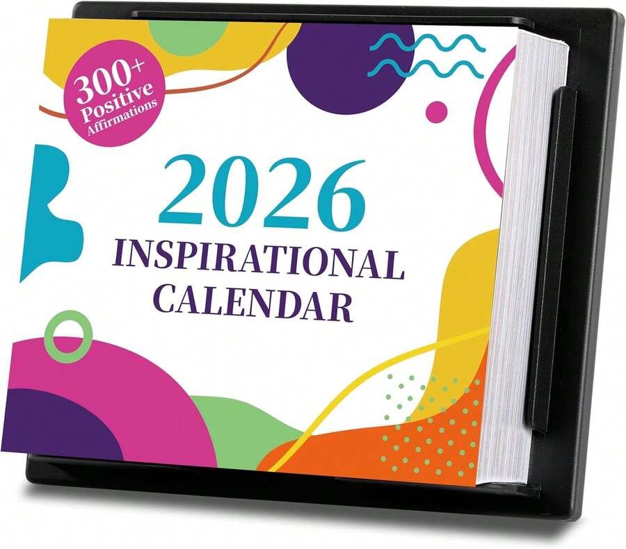 2026 Motivational Calendar - 2026 Desk Calendar With 300+ Daily ...