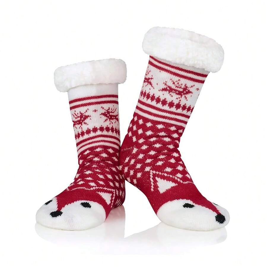 American Fuzzy Socks For Women - Warm Indoor Winter Furry Socks For ...