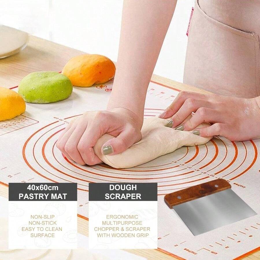 Sourdough Starter Kit, Baking Supplies Set With 2 Banneton Proofing ...