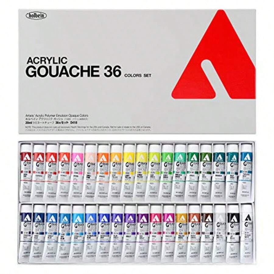 Acrylate La Gouache 36 Colors Set D418 20ml 6 Nos. | Moda de Mujer ...