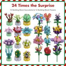 Advent Calendar 2025 Building Block Flowers Flowers And Succulents For ...