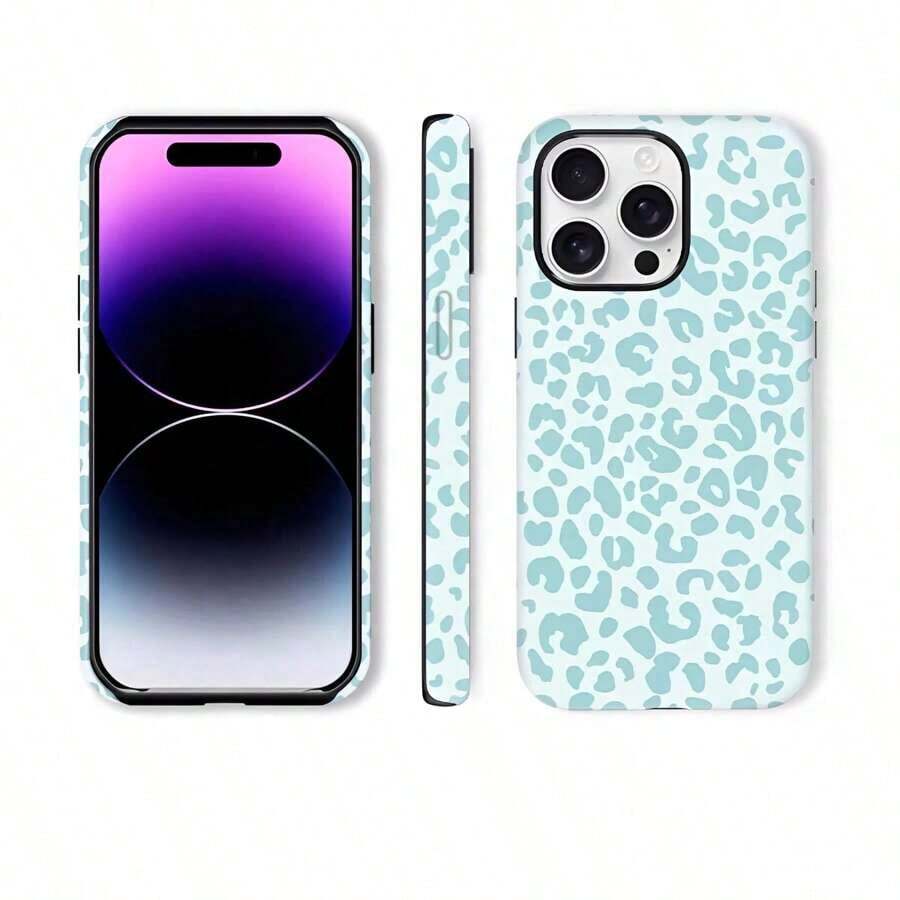 Apple 17 Pro Max Christmas Gifts Fashionable Leopard Print, Dual-Layer ...