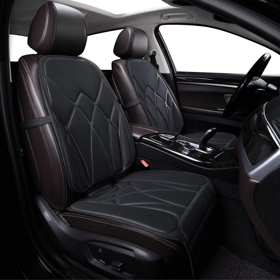 1pc Comfortable Business Car Front Seat Cushion Cover, Universal Car ...